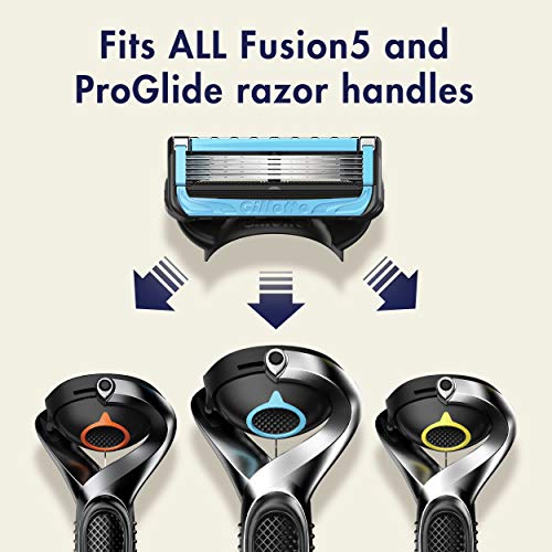 Gillette Fusion5 ProShield Chill Men's Razor Blades, 4 Blade Refills