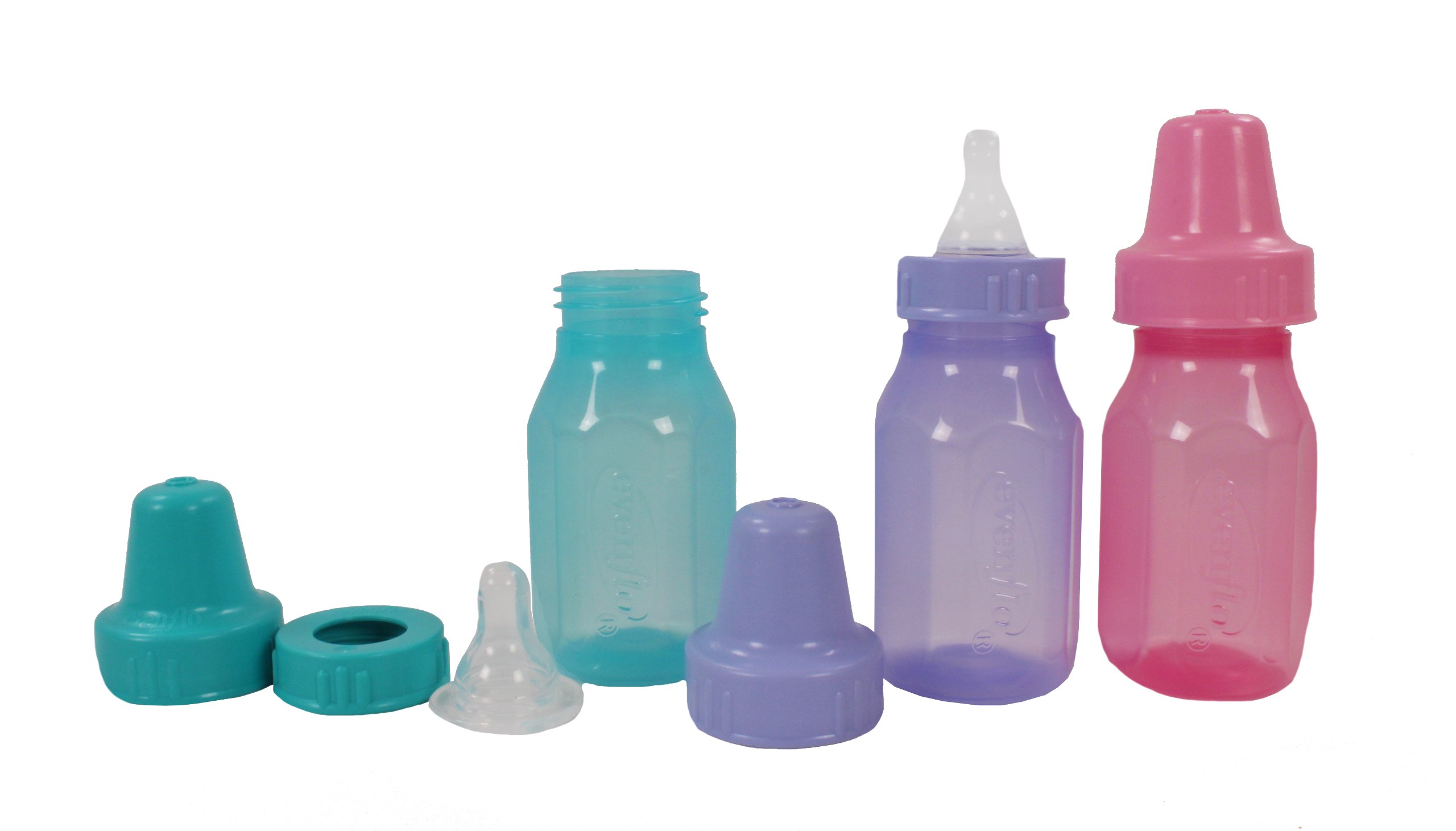 Evenflo Classic Tinted, 4 Ounce, 3-Count (Colors may vary) (Discontinued by Manufacturer)