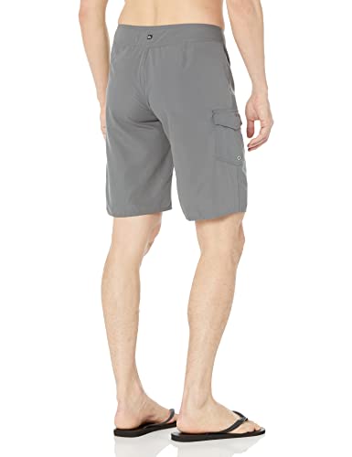 Quiksilver Men's Standard Everyday 21 Board Short Swim Trunk Bathing Suit, Iron GATE, 35