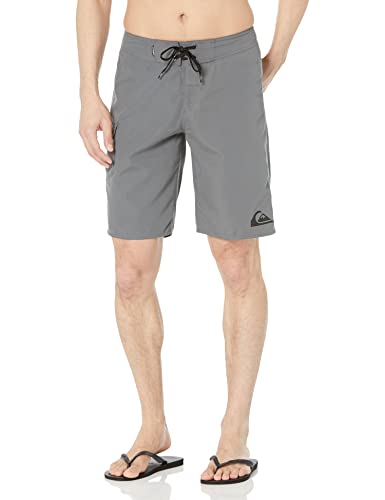 Quiksilver Men's Standard Everyday 21 Board Short Swim Trunk Bathing Suit, Iron GATE, 35