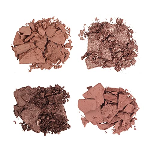 Mellow Cosmetic Eyeshadow Quad - Matte & Shimmer Shades - Eyeshadow Palette Kit for Women - Longwear, Highly Pigmented, Intense Color - Compact Eye Makeup Kit (Rhea)