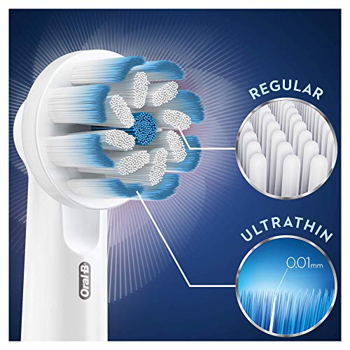 Oral-B Clean and Care Sensitive Clean Replacement Toothbrush Head, Pack of 6 Counts
