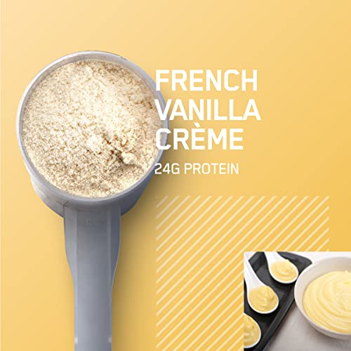 Optimum Nutrition Gold Standard 100% Whey Protein Powder, French Vanilla Creme, 5 Pound (Packaging May Vary)