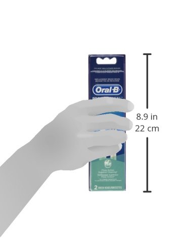 Oral-B FlossAction Electric Toothbrush Replacement Brush Heads Refill, 2 Count