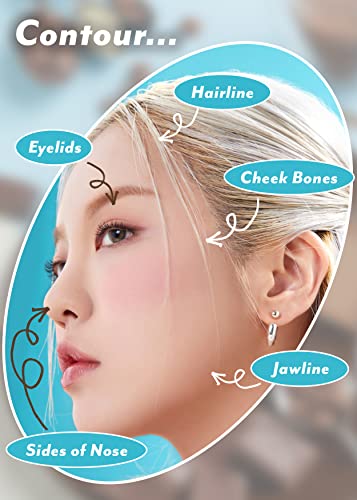 I'm Meme Palette - Afternoon Tea Contour | Mother's Day, Gifts. Buildable Coverage, 3 Shades, Light to Medium, Frozen Choco, 0.4 Oz