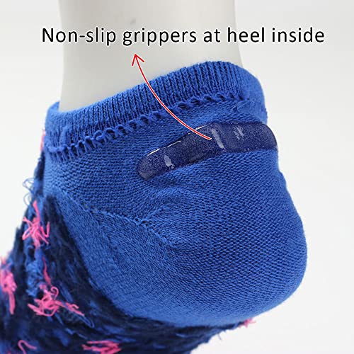 COTTON DAY Kids Girls Fashion Low Cut Ankle Shorty Socks 6-8 Years (Size 8 Flowers Stripes)