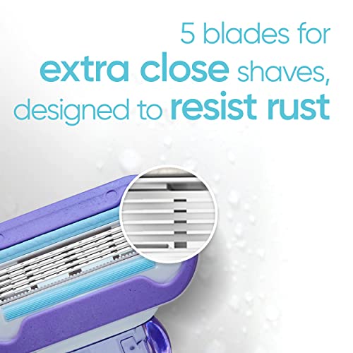 Gillette Venus Extra Smooth Swirl Women's Razor - 1 Handle + 2 Refills (Packaging May Vary)
