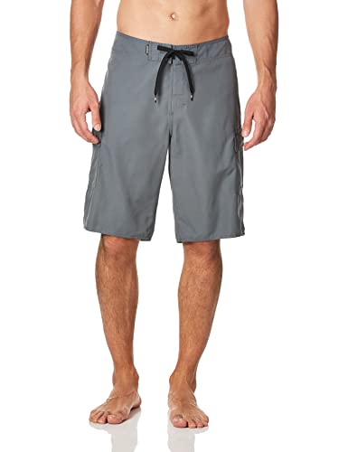 Quiksilver mens Manic 22 Inch Length Cargo Pocket Boardshort Swim Trunks, Iron Gate, 38 US