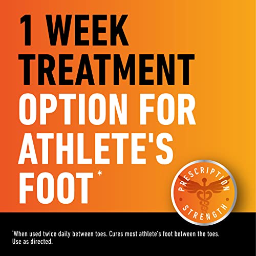 Lotrimin Ultra 1 Week Athlete's Foot Treatment, Prescription Strength Butenafine Hydrochloride 1%, Cures Most Athlete’s Foot Between Toes, Cream, 1.1 Ounce (30 Grams)