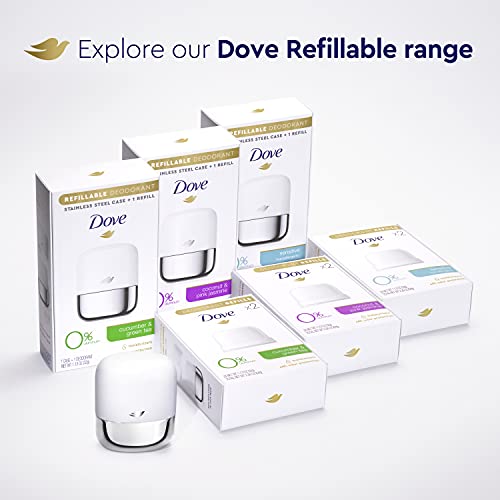 Dove Deodorant Refills Refill Kit 0% Aluminum Sensitive Aluminum Free Deodorant, 1.13 oz