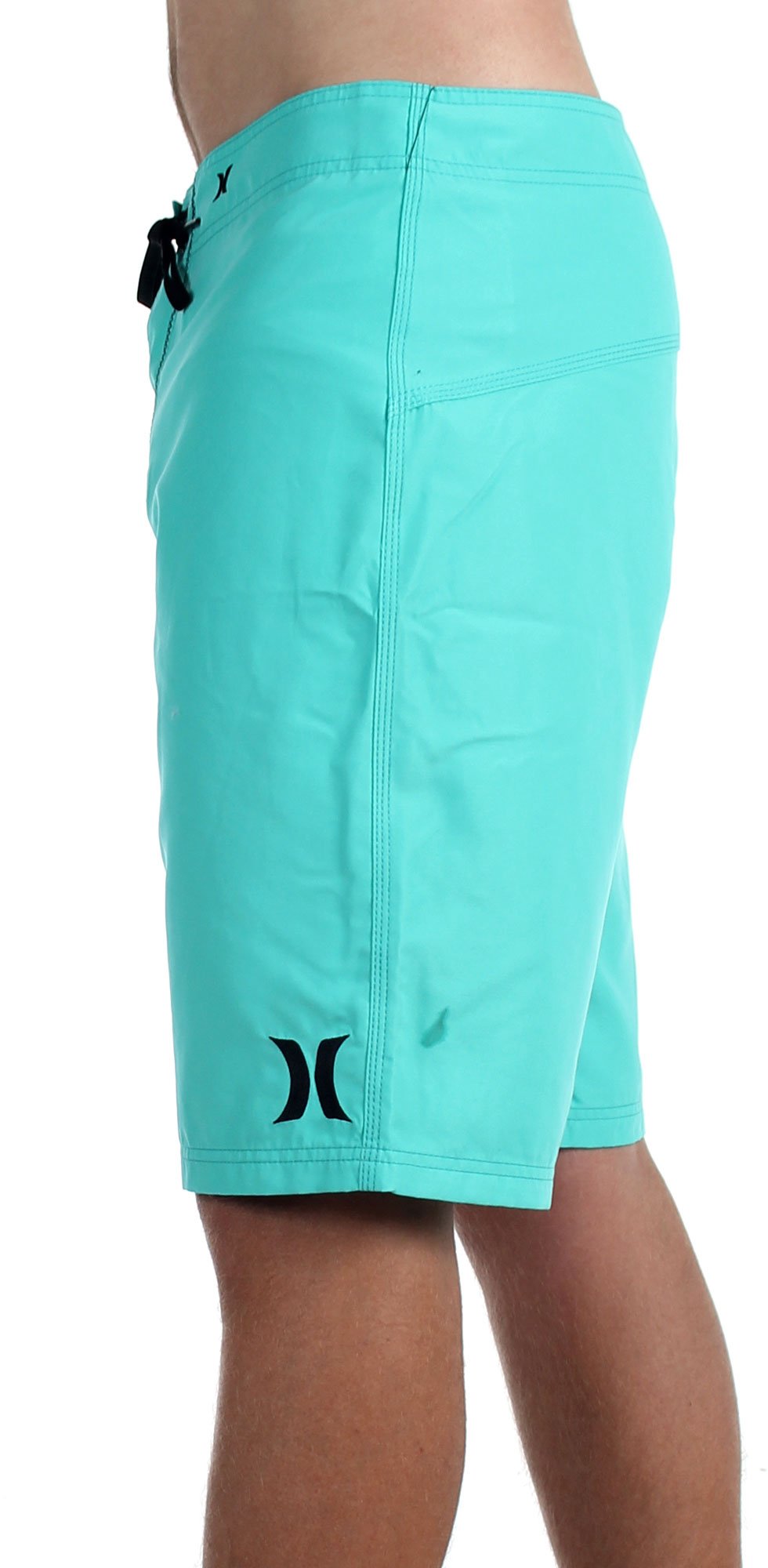 Hurley® One & Only Boardshorts for Men 22" – Quick Drying – EZ Fly Closure – Hook and Loop Flap - Polyester Hyper Jade 34 One Size