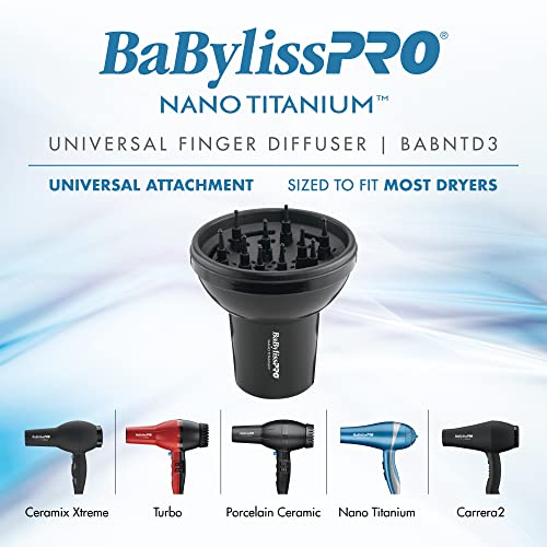 BaBylissPRO Nano Titanium Universal Finger Diffuser