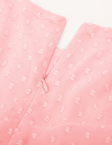 Danna Belle Pink Dresses for Girls Ruffle Hem Flutter Sleeve Casual Dress for Girl Size 7-8