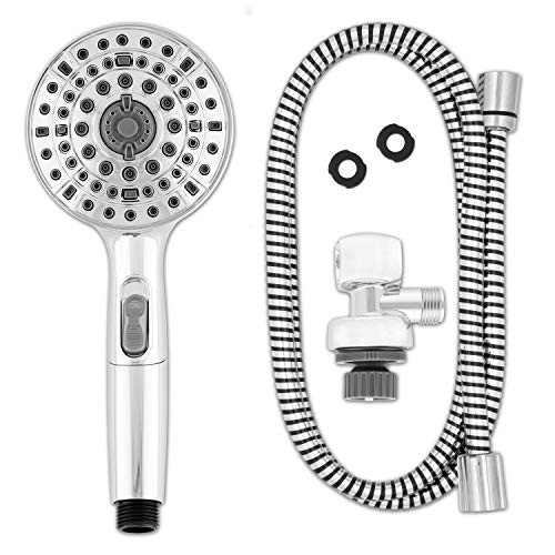 Waterpik 7-Mode PowerPulse Massage Hand Held Chrome Shower Head with EasySelect, VOT-663E