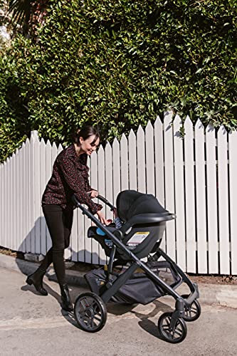 Vista V2 Stroller - NOA (Navy/Carbon/Saddle Leather) + MESA Infant Car Seat - Jake (Black)