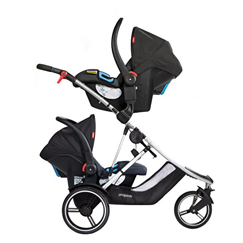 phil&teds TSDK9 Car Seat Adapter for Mountain Buggy, Maxi COSI, and Cybex Infant Car Seats to 2015+ Dash Stroller, Second Seat Placement