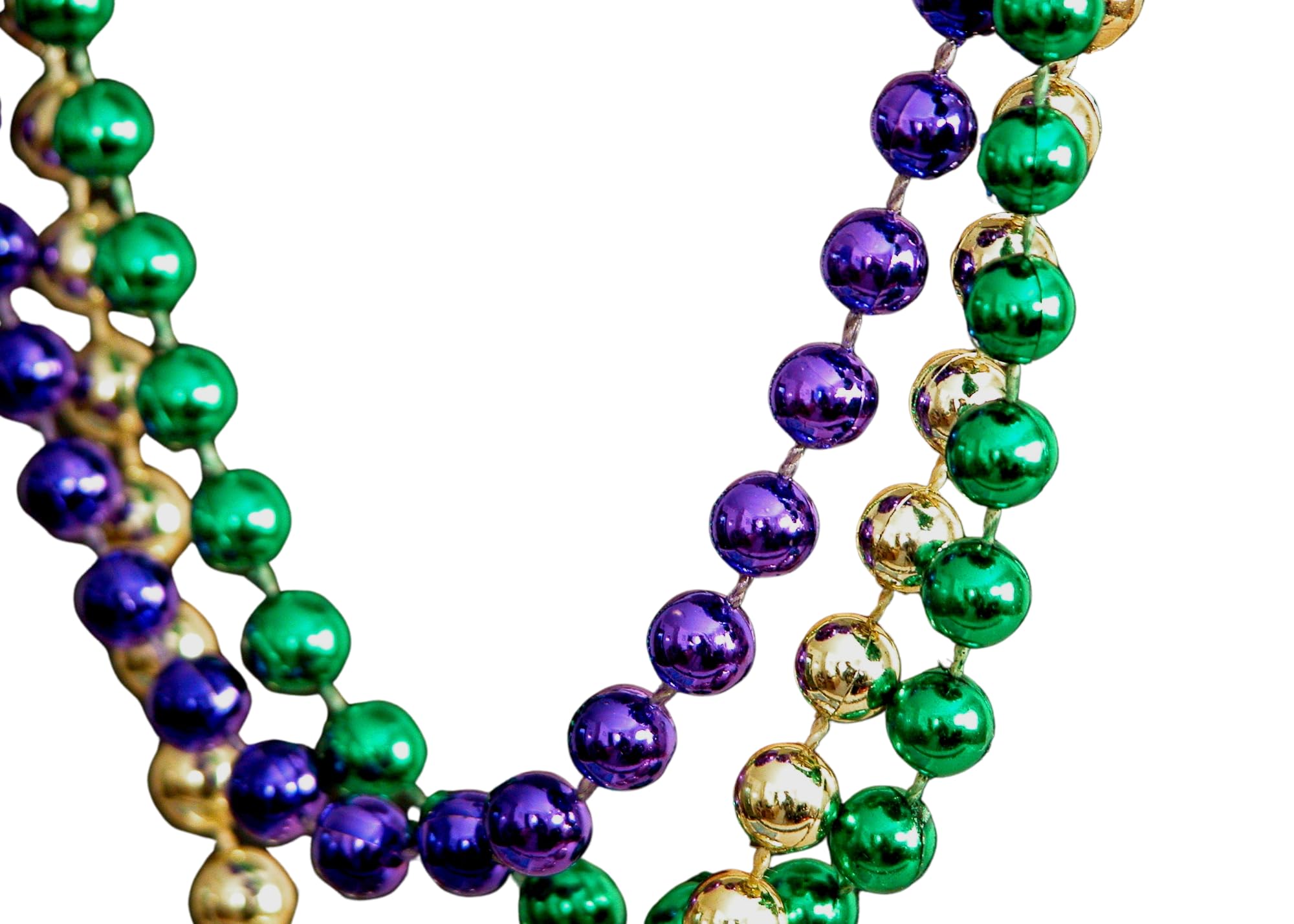 Mardi Gras Beads (144 Pieces) by Oojami