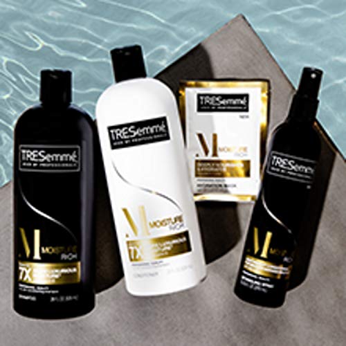 TRESemmé Shampoo for Dry Hair Moisture Rich Professional Quality Salon-Healthy Look and Shine Moisture Rich Formulated with Vitamin E and Biotin, 28 Fl Oz (Pack of 3)