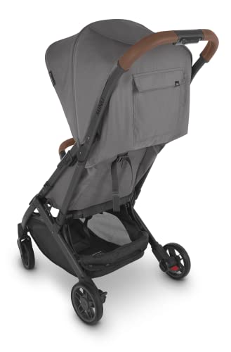 MINU V2 Stroller-Greyson (Charcoal mélange/Carbon/Saddle Leather)