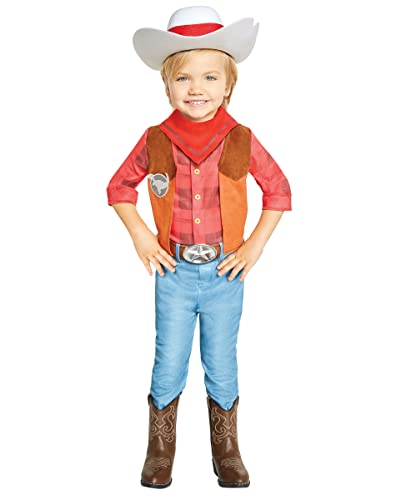 Spirit Halloween Toddler Jon Dino Ranch Costume - 3-4T