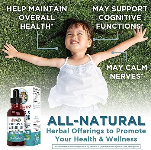 Kids Vegan Multivitamin Gummies & Focus Supplement for Kids Bundle by MaryRuth's | Immune Support for Kids, Natural Brain Support | May Help Improve Focus & Manage Stress
