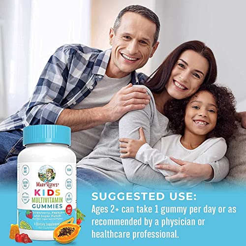 Kids Vegan Multivitamin Gummies & Focus Supplement for Kids Bundle by MaryRuth's | Immune Support for Kids, Natural Brain Support | May Help Improve Focus & Manage Stress