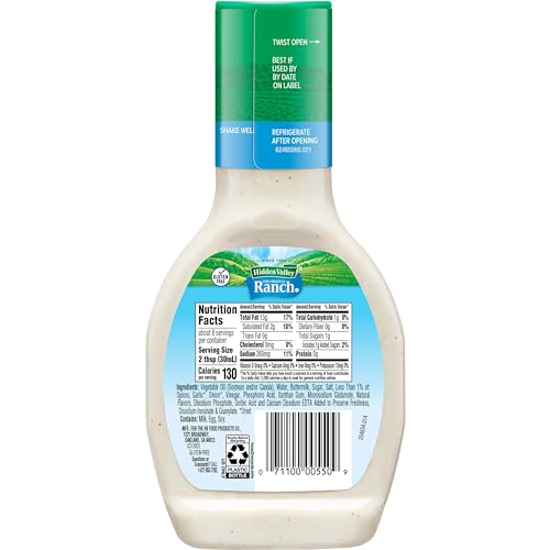 Hidden Valley Original Ranch Salad Dressing and Topping, 8 Ounce Bottle (Package May Vary)