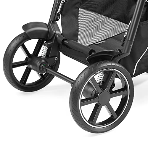 Peg Perego Veloce - Compact Full Featured Lightweight Stroller - Compatible with All Primo Viaggio 4-35 Infant Car Seats - Made in Italy - City Grey (Grey)