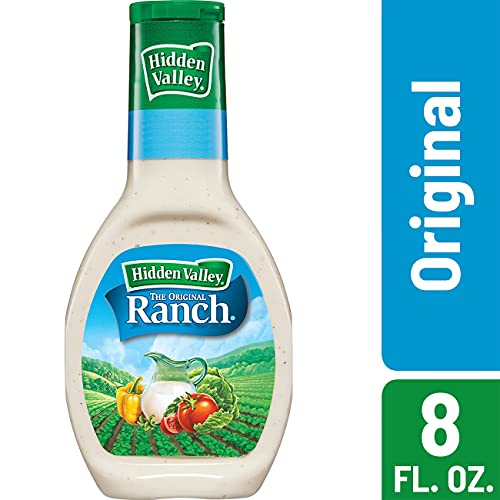 Hidden Valley Original Ranch Salad Dressing and Topping, 8 Ounce Bottle (Package May Vary)