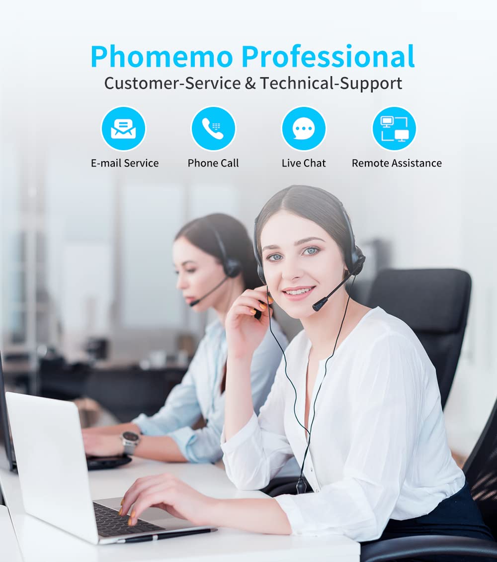 Thermal Label Printer, Phomemo Shipping Label Printer, Thermal Printer for Small Business Compatible with Mac Windows and Chromebook, Widely Used for Amazon, Ebay, Shopify, Etsy, UPS, USPS, FedEx, DHL