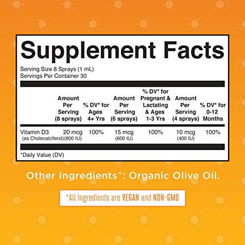 Vegan Liquid Vitamin D3 & USDA Organic Vitamin A Liquid Drops Bundle by MaryRuth's | Immune Support | Eye Health | Skin Health | Sugar Free | Vegan | Non-GMO | Gluten Free.