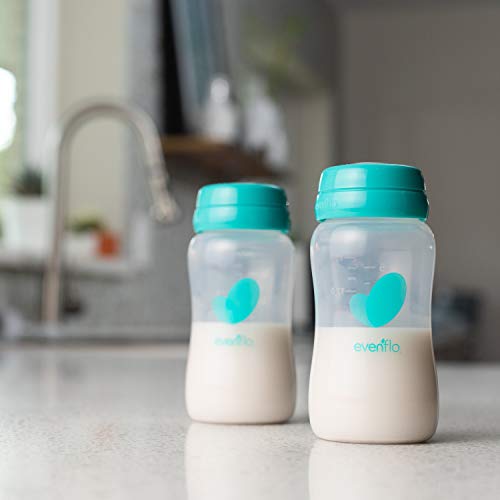 Evenflo Advanced Breast Milk Collection Bottles, 5oz 6 Pack
