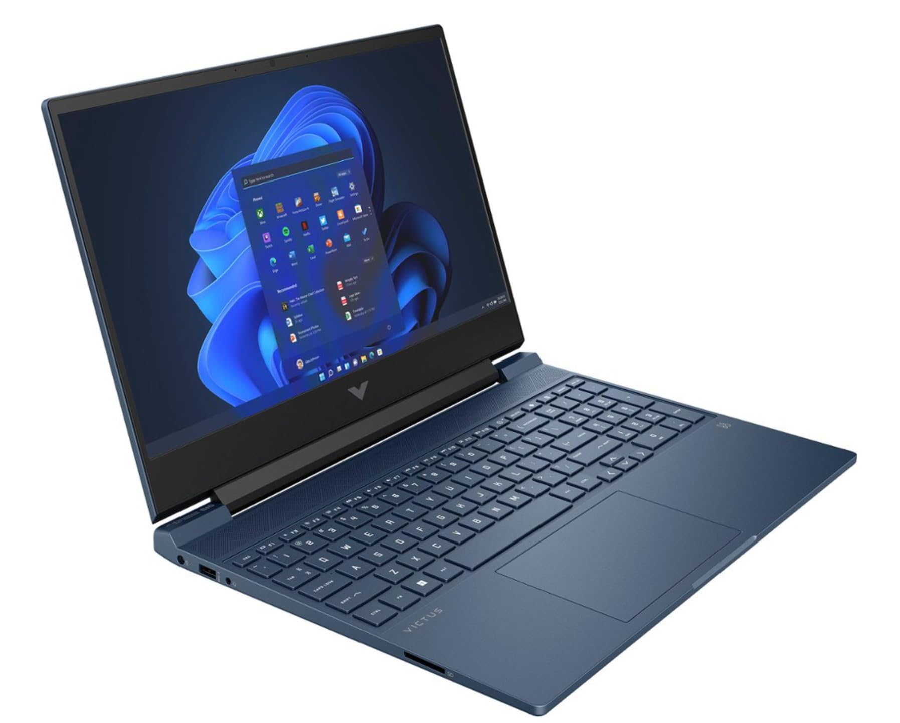 HP Victus 15.6" FHD 144Hz IPS Gaming Laptop - Intel Core i5-13420H - NVIDIA GeForce RTX 3050 - Micro-Edge - Wi-Fi6 - BT 5.3 - Backlit KB - Blue Win11 W/HDMI (16GB RAM | 1TB PCIe SSD)
