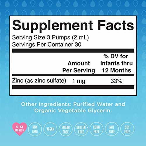 USDA Organic Multivitamin Liquid Drops for Infant & Infant Liquid Ionic Zinc Bundle by MaryRuth's | Immune Support & Overall Wellness | Vegan | Non-GMO | Gluten Free.