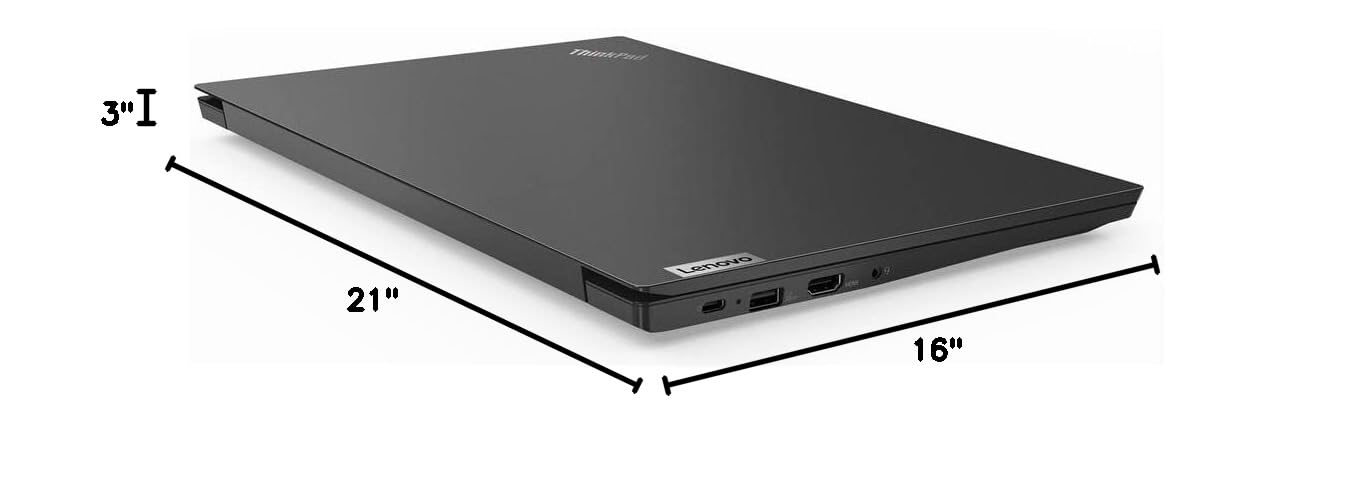 Lenovo ThinkPad E15 Business Laptop, 15.6" FHD IPS Anti-Glare Display, AMD Ryzen 7 5700U(Beat i7-1260U), HDMI, Webcam, WiFi 6, Fingerprint Reader, Windows 11 Pro (24GB RAM | 1TB PCIe SSD)