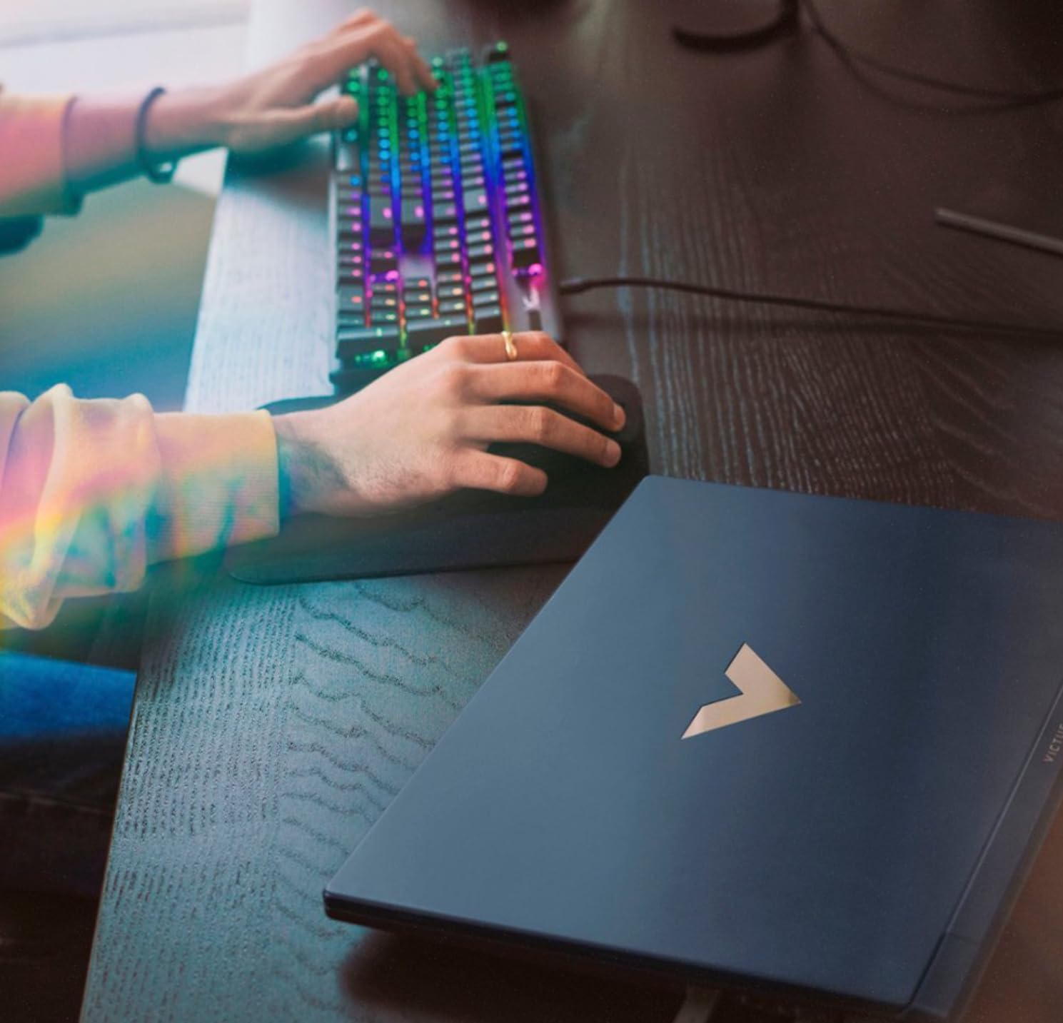 HP Victus 15.6" FHD 144Hz IPS Gaming Laptop - Intel Core i5-13420H - NVIDIA GeForce RTX 3050 - Micro-Edge - Wi-Fi6 - BT 5.3 - Backlit KB - Blue Win11 W/HDMI (16GB RAM | 1TB PCIe SSD)