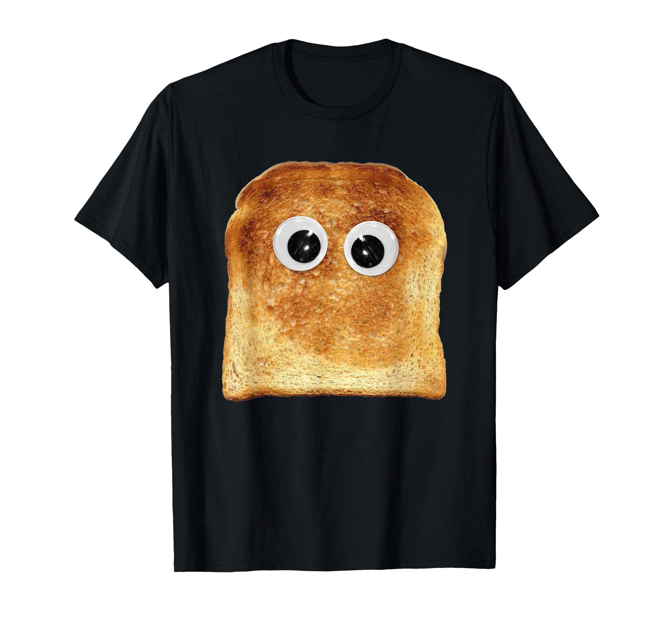 Googly Eye Toast Bread Eater Vegetarian Costume Funny Silly T-Shirt
