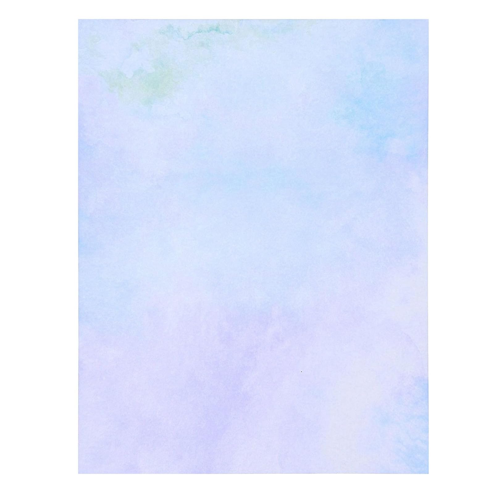 96 Sheets Watercolor Stationery Paper, Double-Sided, Colorful, Printer Friendly for Writing Letters and Invitations (8.5 x 11 Inches)