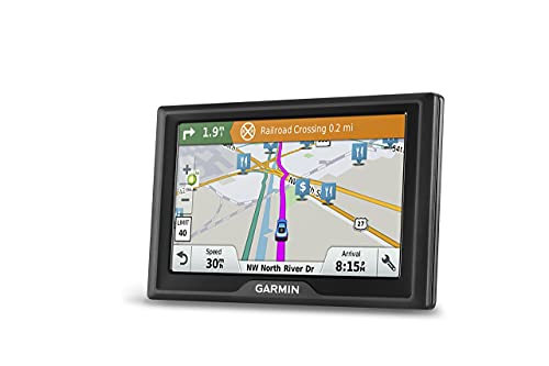 Garmin Drive 51 USA LM GPS Navigator System with Lifetime Maps, Spoken Turn-By-Turn Directions, Direct Access, Driver Alerts, TripAdvisor and Foursquare Data (Renewed)