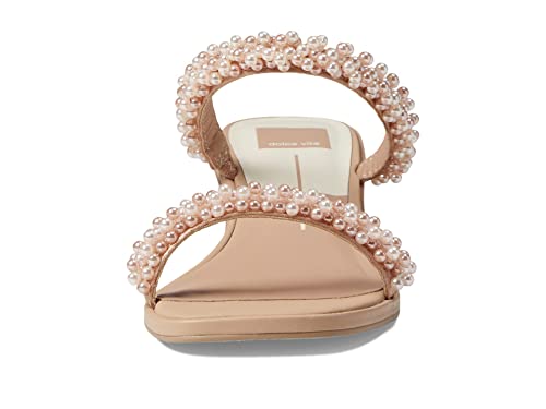 Dolce Vita Women's River Low, SCULPTURAL Heel, Blush Multi Pearls, 9.5