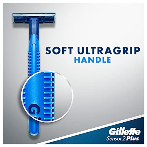 Gillette Sensor2 Pivoting Head + Lubrastrip Men's Disposable Razors, 12 Count (Pack of 3, Total 36 Razors)