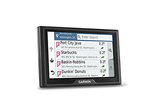 Garmin Drive 51 USA LM GPS Navigator System with Lifetime Maps, Spoken Turn-By-Turn Directions, Direct Access, Driver Alerts, TripAdvisor and Foursquare Data (Renewed)