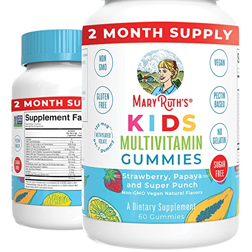 Stress Relief Vita-Beans for Kids & Kids Multivitamin Gummies Bundle by MaryRuth's | Magnesium Citrate & L-Theanine | Natural Calm, Relaxation, Stress and Mood Support | Immune Support