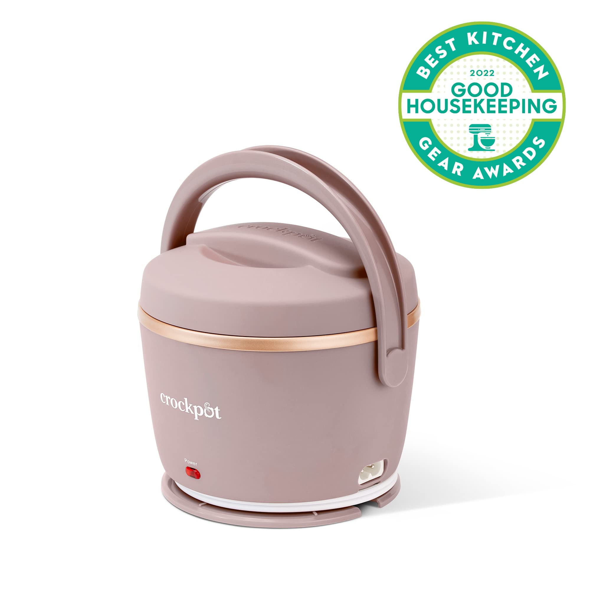 Crockpot Electric Lunch Box, Portable Food Warmer for On-the-Go, 20-Ounce, Blush Pink