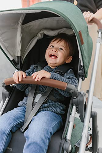 Cruz V2 Stroller - Gwen (Green Melange/Carbon/Saddle Leather)