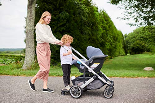 UPPAbaby Cruz V2 Stroller - Alice (Dusty Pink/Silver/Saddle Leather) + Piggyback for Cruz V2