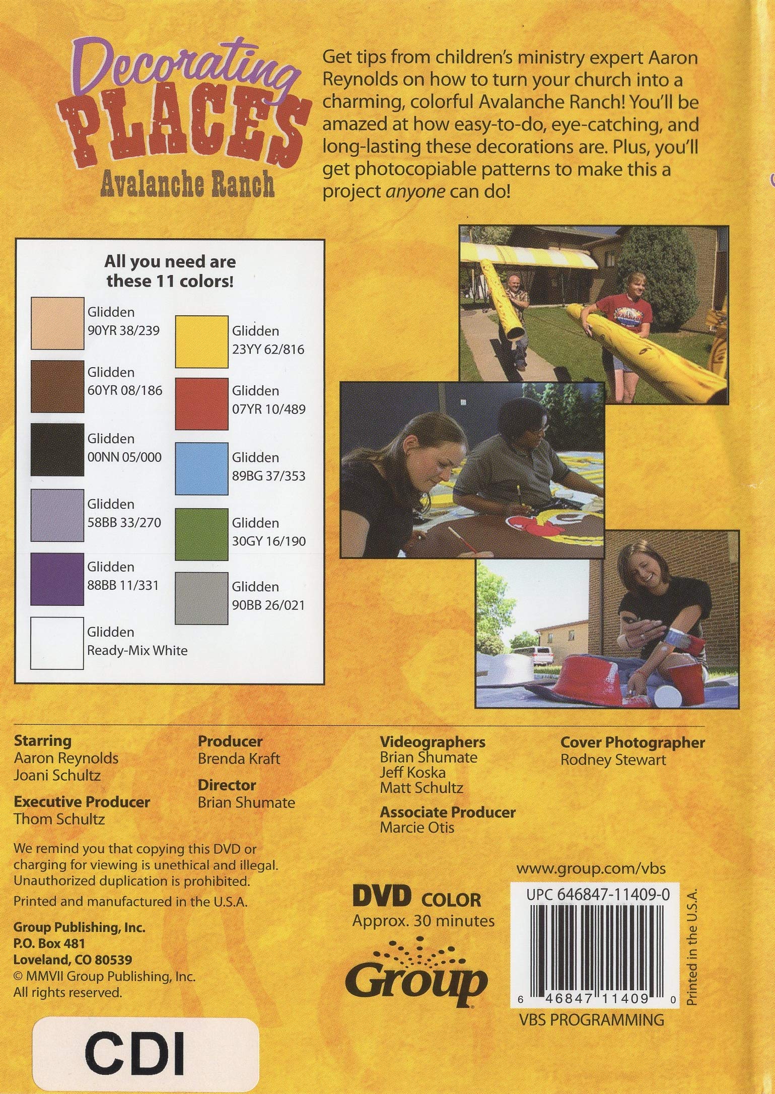 Decorating Places - Avalanch Ranch - Transform Your Church Into a Rocky Mountain Ranch ( 2 Disc Set )