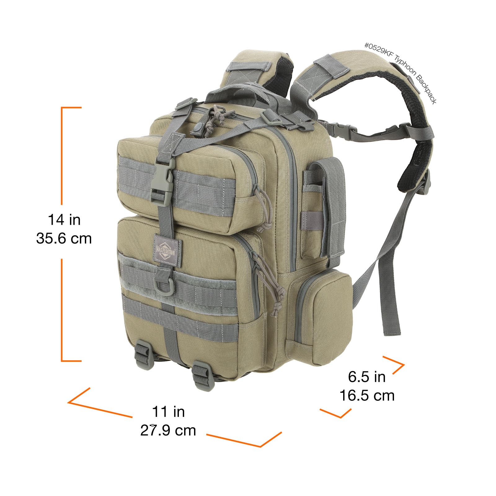 Maxpedition Typhoon Backpack (Khaki-Foliage)