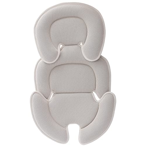 Innokids Head and Body Support Pillow Infant Car Seat Insert for Newborn to Toddler Stroller Cushion for Baby Shower Gifts (Gray)