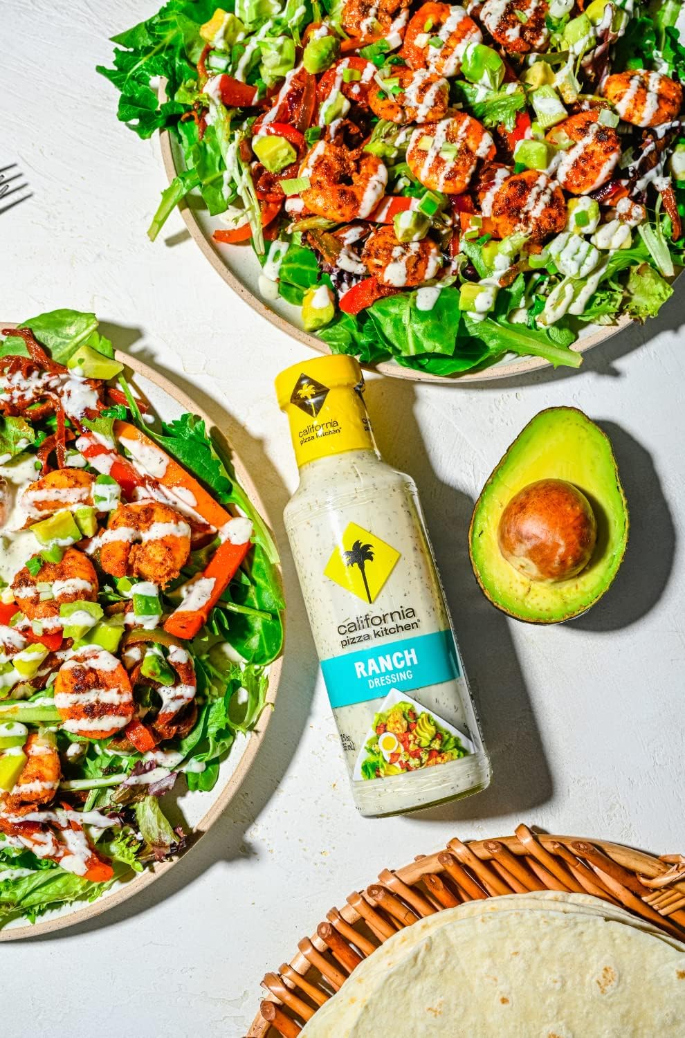 California Pizza Kitchen Ranch Dressing - Creamy Ranch Dressing, Restaurant-Like Ranch Dip, Fresh and Creative Flavors Collide, Ranch Salad Dressings and Sauces - 12 Fl Oz, Pack of 2